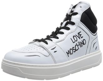 Love Moschino Damen Ja15264g1gia10a38 W.Sneakers, Wei&szlig;, 38 EU