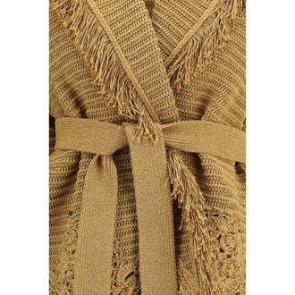 Alanui Island Memories Cardigan - Gold