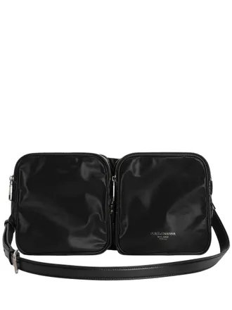 Dolce & Gabbana Mens Leather Shoulder Bag Black