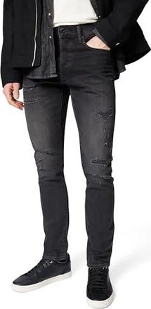 G-Star Homme 3301 Slim Jeans Jeans, Multicolore (Worn in Ripped Grey Sacramento 51001-b479-h468), 33W / 34L