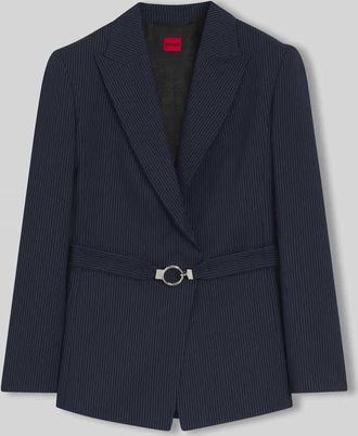 HUGO BOSS Regular Fit Blazer mit G&uuml;rtel-Detail