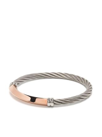 Charriol bracelet Betty à logo gravé - Argent