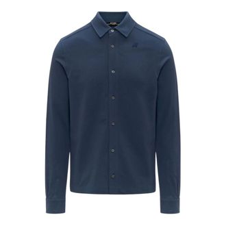 K-Way Herren, Shirts, Blau, LGr&ouml;&szlig;e