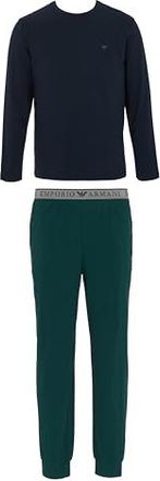 Emporio Armani Endurance Pajamas Set Ensemble de Pijama, Bleu, M Homme