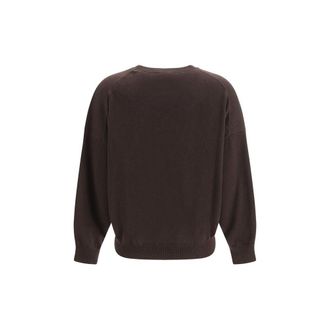 Brunello Cucinelli Cashmere with Monili Chain Sweater - Brown