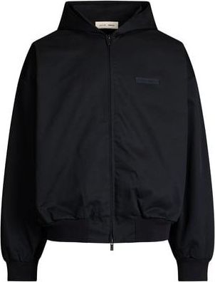 Fear of God Blouson oversize &agrave; capuche en coton m&eacute;lang&eacute;