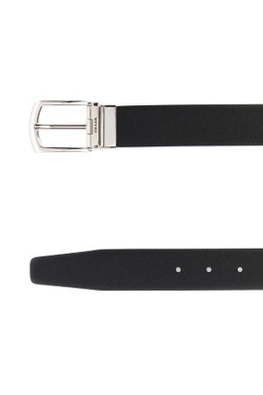 Prada Mens Black Leather Belt F0rd7 Cinture