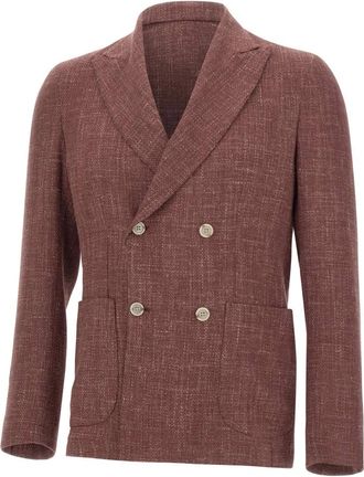 Barba Homme, Vestes, Rouge, Taille: L Easy J Blazer