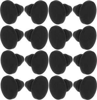NUOBESTY NOLITOY 25 St&uuml;ck Hitzebest&auml;ndige Silikon Lochdichtungsstopfen Konisch Sto&szlig;d&auml;mpfende Fu&szlig;polster Schwarz Schutzstopfen f&uuml;r Ofen M&ouml;bel und Pr&auml;zisionsger&auml;
