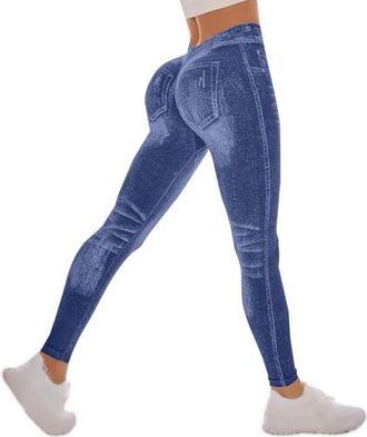 Generic Legging dentra&icirc;nement taille haute pour femme - Legging de levage de fesses pour femme - Pantalon de sport push-up sans couture - Legging de sport ext