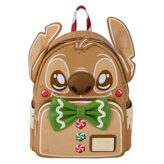Loungefly Disney Lilo & Stitch Petit sac &agrave; dos pour cosplay Motif point de pain d&eacute;pice