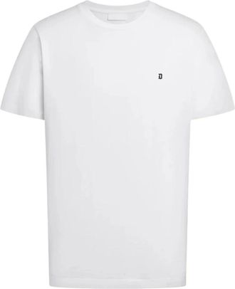 Dondup Homme, Tops, Blanc, Taille: XL T-shirt ras du cou regular en jersey