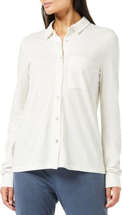 Triumph Damen Mix & Match Jersey Shirt Pyjamaoberteil, White - Light Combination, 36 EU