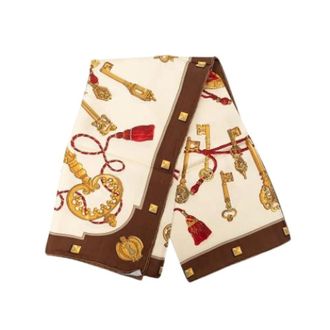 Herm&egrave;s Pre-owned Les Cles Scarf - Femme - Pre-owned - Multicolore - Taille: ONE Size