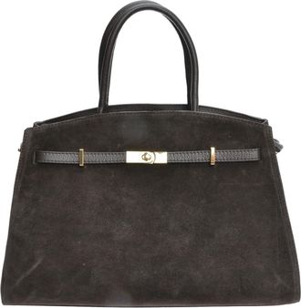 Isabella Rhea Kastanienbraun Rindsledertasche