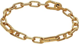 Pandora Kettenarmband mit kleinen Kettengliedern aus 14 Karat Vergoldung, aus der ME Kollektion, Länge: 17,5 cm, 563829C00-3