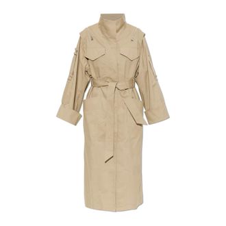 AllSaints Femme, Manteaux, Gris, Taille: 42 FR Clayton Trench Coat