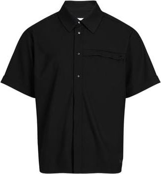 Rains Chemise col classique &agrave; manches courtes