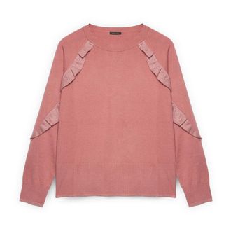 Fiorella Rubino Damen, Strickwaren, Rosa, SGr&ouml;&szlig;e