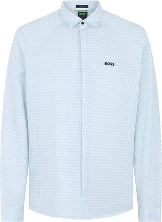 HUGO BOSS Homme, Chemises, Bleu, Taille: 6XL Chemise en coton stretch