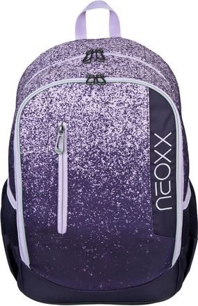 Neoxx Rucksack FLOW Glitterally perfect - Rucksack f&uuml;r die Schule und Freizeit mit 2 F&auml;chern - Volumen ca. 20 Liter