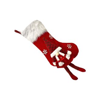 Generic Christmas Stocking Christmas Snack Bag - Kamin Stockings Gnomene Design Ornament | Weihnachtsornamente f&uuml;r Erwachsene Wohnung Festlich Wand Generation