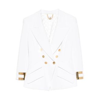 Elisabetta Franchi Blazers - - Jackets - Damen - Wei&szlig; - S