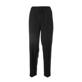 Via Masini 80 Straight Leg Hose - - Trousers - Damen - Schwarzk - 3XL