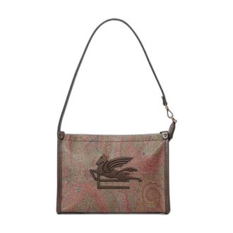 Etro Arnica Tasche mit Pegaso-Detail - - Bags - Damen - Braun - ONE SIZE