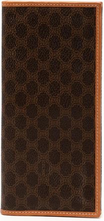 Celine Portemonnaie - Macadam Coated Canvas Long Wallet - Gr. unisize - in Braun - f&uuml;r Damen