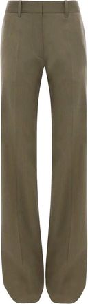 Victoria Beckham Casual Hose - Gr&uuml;n