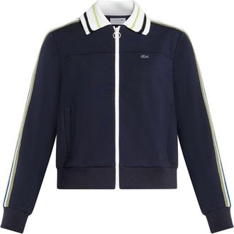 Lacoste Cardigan mit Logo-Stickerei - Blau
