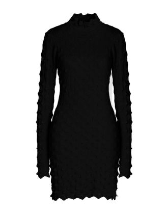 8 by YOOX VISCOSE BLEND 3D EFFECT KNITTED DRESS