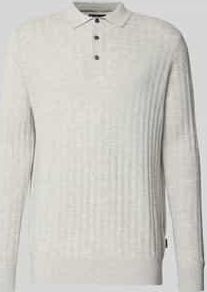 Barbour Regular Fit Strickpullover aus Woll-Baumwoll-Mix Modell SMEATON