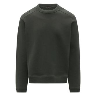 K-Way Perruel Cotton Cashmere Crewneck - - Sweatshirts & Hoodies - Herren - Gr&uuml;n - L