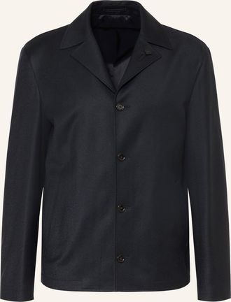 Lardini Lardini Overjacket Aus Flanell blau
