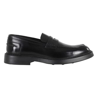 Doucal's Schwarzer Penny Mokassin mit Runder Spitze - - Shoes - Herren - Schwarzk - 40 EU