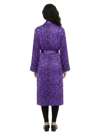 Dolce & Gabbana Womens Multicolor Silk Robe Clothing