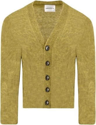 Amaranto Oliva Cardigan - - Knitwear - Herren - Gr&uuml;n - S