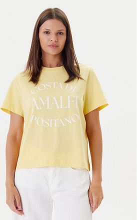 Vero Moda T-Shirt Sonna 10327143 Gelb Regular Fit