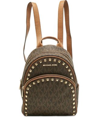 Michael Michael Kors Abbey Rucksack mit Nieten - Braun