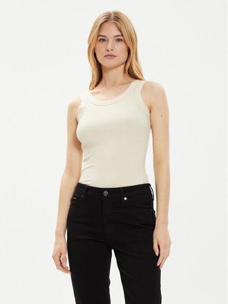 Calvin Klein Top K20K207190 Beige Slim Fit