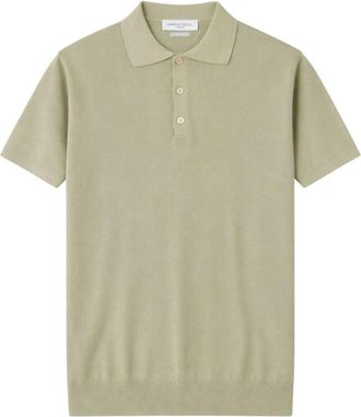 Daniele Fiesoli Homme, Tops, Beige, Taille: L Polo en Coton Sec