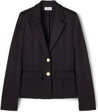 Motivi Femme, Vestes, Noir, Taille: 46 FR Blazer Milano Stitch Non Doubl&eacute;