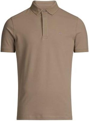 Eden Park Polo &agrave; manches courtes en coton m&eacute;lang&eacute;