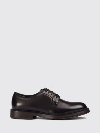 Doucal's Chaussures Derby en cuir de veau lisse avec bout rond