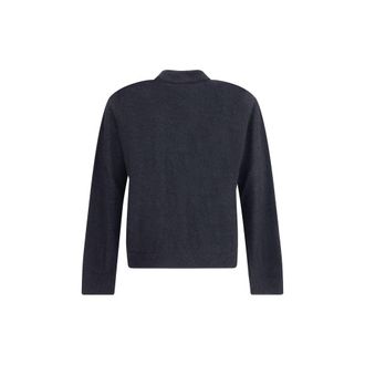 Our Legacy Mens Black Alpaca Vicugna Pacos Cardigan Clothing