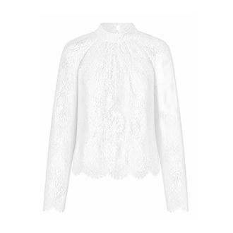 Self Portrait Femme, Blouses et Chemises, Blanc, Taille: 40 FR Blouses