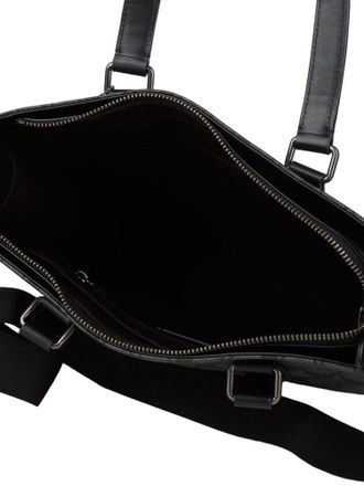 Coach Mens Tote Grey-Black Calf Leather Tote-bags