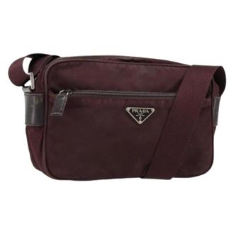 Prada Pre-owned Vintage Nylon Cross Body Bag - - Pre-owned - Damen - Rot - ONE SIZE